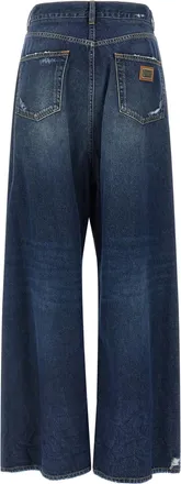 Dolce & Gabbana Distressed Denim Jeans - Blue