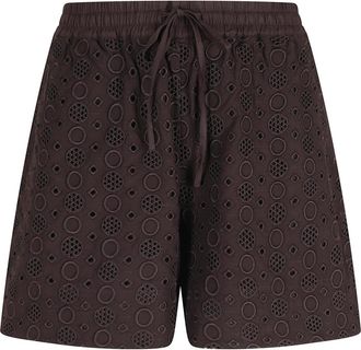 Pinko Pinko, Femme, Shorts, Brun, Taille: 38 FR Liz Shorts