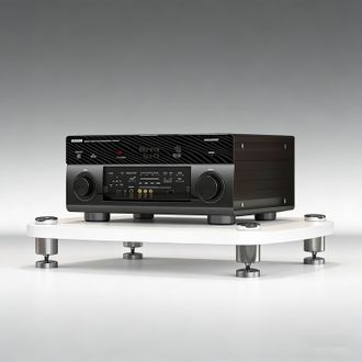 Generic HiFi Regal AV-Medienst&auml;nder Mit 1 Bis 4 Ebenen, HiFi-Lautsprecherbox Mit Vibrationsd&auml;mpfung, Aufbewahrungseinheit for Plattenspieler Und Spielkonsolen