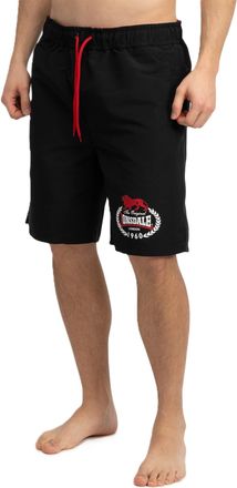 Lonsdale Herren Ventnor Badehose, Black/Red/White, 3XL