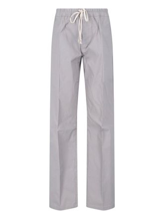 Rick Owens Gerade Baumwollhose