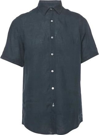 BOSS chemise Luca en lin - Bleu