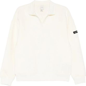 Calvin Klein Collar Long-sleeve Top