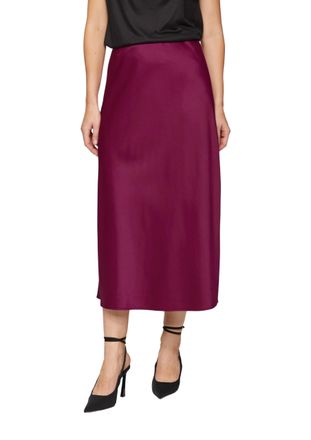 s.Oliver Midi-Rock aus Satin