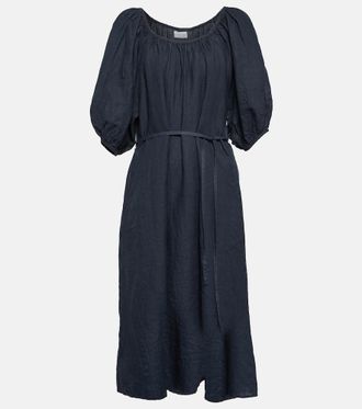 Velvet Robe midi Elly en coton