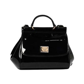 Dolce & Gabbana Henkeltasche mit Struktur - - Bags - Damen - Schwarzk - ONE SIZE