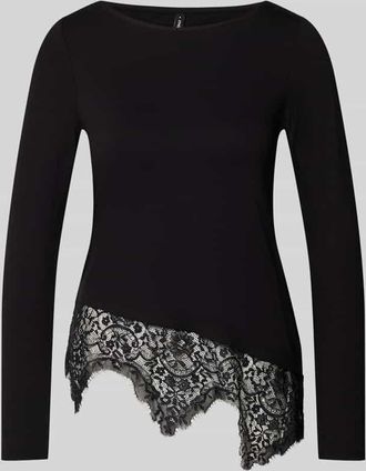 Only Slim Fit Langarmshirt aus Viskose-Mix Modell LAILA