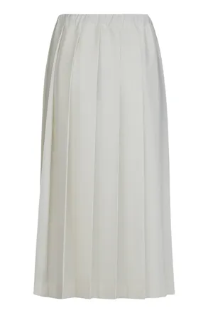 Fabiana Filippi Womens Pleated Skirt Butter Polyester