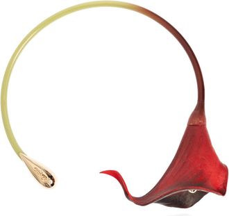 Cult Gaia Femme, Accessoires, Rouge, Taille: ONE Size Calla Vine Choker