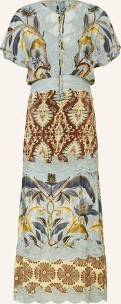 Farm Rio Farm Rio Kleid Snake Garden Mit Spitze braun