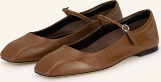 Aeyde Mary-Jane-Ballerinas Uma braun