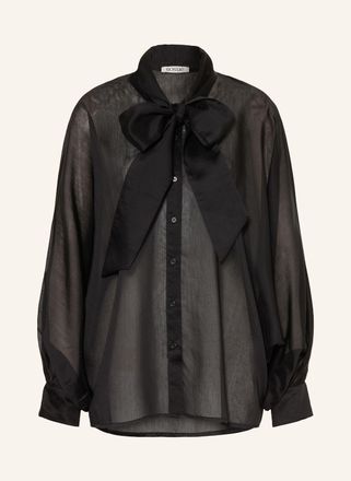 SoSUE Sosue Schluppenbluse Antonia Bow schwarz