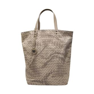 Bottega Veneta Pre-owned Gewebte Leder-Tragetasche - - Pre-owned - Damen - Beige - ONE SIZE