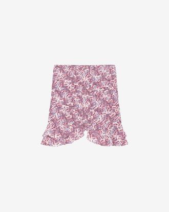 Isabel Marant Jupe Milendi - Femme - Mauve - Taille36 - Isabel Marant