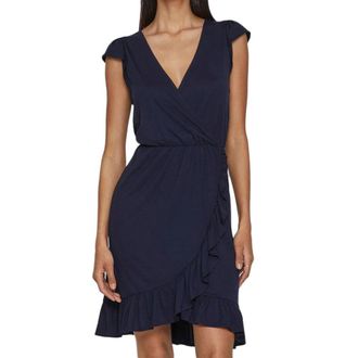 Vila Damen dunkelblau R&uuml;schenkleid Mooney, navy pers, S