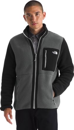 The North Face Herren Yumiori Full Zip Jacke, Anthracite Grey/Tnf Bla, XL