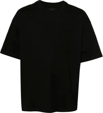 Amiri T-shirt oversize brod&eacute; - Homme - Tops - Noir - Taille: M