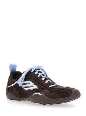 Balenciaga Womens Low Top Sneaker Monday Ultra Brown Polyester Trainers