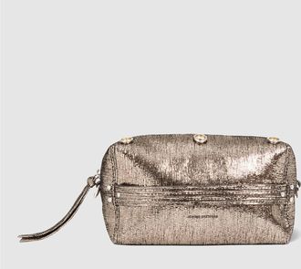 Jerome Dreyfuss Pochette Lucky Case Lamé Champagne