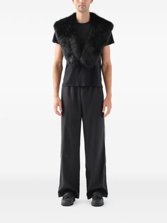 Unreal Fur ^ col en fourrure artificielle - Noir