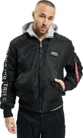 Alpha Industries Alpha Industries Herren MA-1 D-Tec SE Bomberjacke, Black/Grey, 2 XL