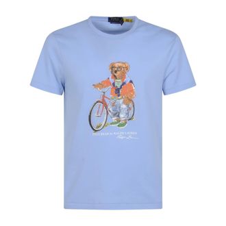 Polo Ralph Lauren Homme, Tops, Bleu, Taille: XL Knit T-Shirt