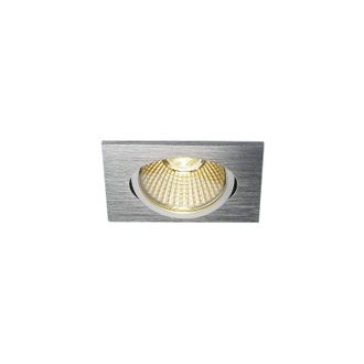 SLV NEW TRIA 68 I CS/LS Downlight aluminium DTW eckig, Einbauleuchte, Einbauspot, Deckeneinbauleuchte, Spot, Deckenspot, Einbaustrahler, Deckenstrahler, W