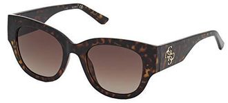 Guess 0, Lunettes de soleil Femme, dark havana, 50