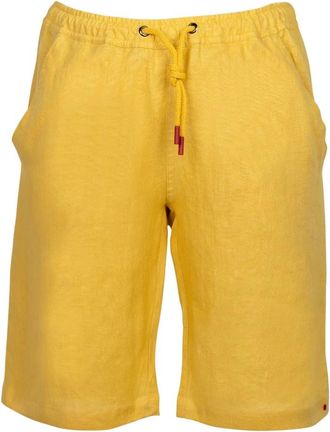 Kiton Homme, Shorts, Jaune, Taille: M Linen Short Pants