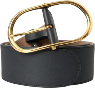 Dolce & Gabbana Homme, Accessoires, Noir, Taille: 85 CM Classic Belt