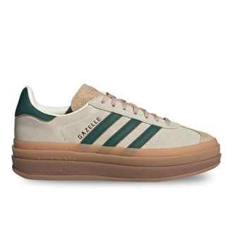 adidas Originals Adidas WMNS Gazelle Bold Sneaker, Cremewei&szlig;/Collegiate Green/Magic Beige, 8.5 Wide