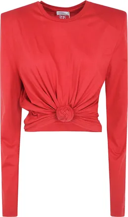 Magda Butrym Top Cropped Twist