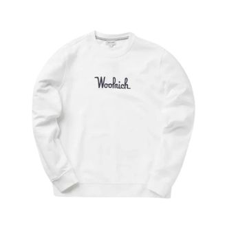 Woolrich Homme, Sweatshirts et sweats &agrave; capuche, Blanc, Taille: XL SweaT-shirt classique