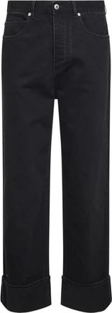 Bottega Veneta Homme, Jeans, Noir, Taille: L Jeans Revers