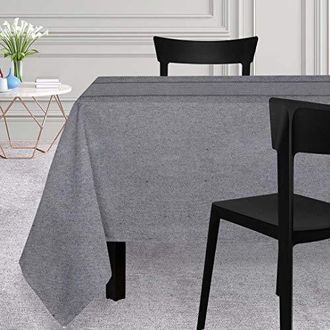 Soleil d'Ocre Venise Nappe Anti-t&acirc;ches, Gris, 150x250 cm