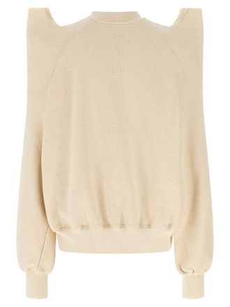Rick Owens Womens Beige Cotton Sweatshirt Clothing