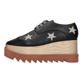 Stella McCartney Elyse Schn&uuml;r-Keilabsatzschuh - - Shoes - Damen - Schwarzk - 39 EU