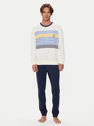 Benetton United Colors Of Benetton Pyjama 3VD04P02D Dunkelblau Regular Fit