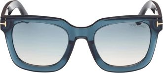 Tom Ford Eckige Sonnenbrille - - Accessories - unisex - Blau - ONE SIZE