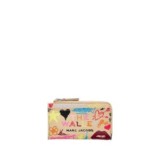 Marc Jacobs Portefeuille The Punk Scribble en cuir
