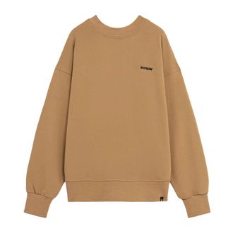 Barrow Logo Rundhals Pullover Langarm - - Sweatshirts & Hoodies - Herren - Braun - S