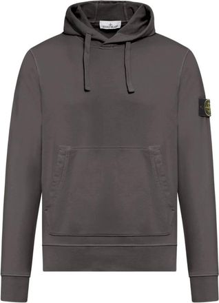 Stone Island Homme, Sweatshirts et sweats &agrave; capuche, Gris, Taille: M Sweat &agrave; capuche avec logo