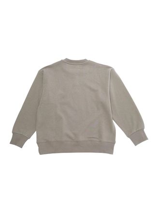 Maison Margiela Boys Crewneck Sweatshirt Grey Cotton Hoods & Sweatshirts