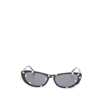 Yvmin Flower-embellished Cat-eye Sunglasses