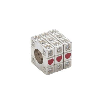 Pandora Charme Cube dAmour - Femme - Accessoires - Gris - Taille: ONE Size