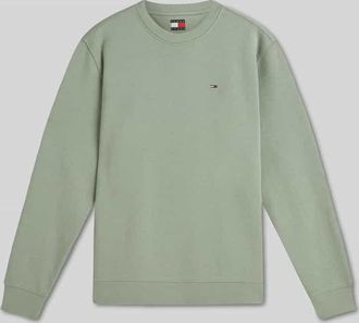 Tommy Jeans Regular Fit Sweatshirt aus Baumwoll-Mix