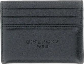 Givenchy Portemonnaies - Leather Card Holder With Embossed Logo - Gr. unisize - in Schwarz - f&uuml;r Damen
