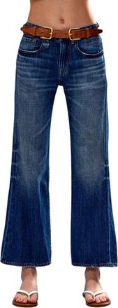 R13 Femme, Jeans, Bleu, Taille: W25 Joan Cropped Flare Jean