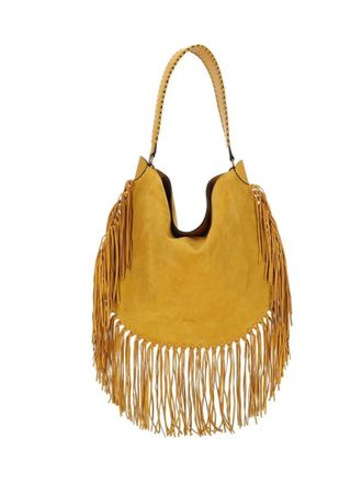 Isabel Marant Isabel Marant Hobo Bags - Oksan Soft Medium Bag - Yellow - Gr. unisize - in Gelb - f&uuml;r Damen