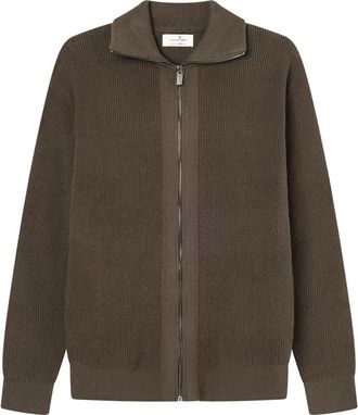 Springfield Herren Gg12 Structure Basic-Cardigan, braun, XX-Large